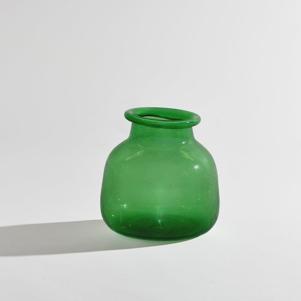 Vase - Byron Round Emerald– Koru Furniture & Homewares