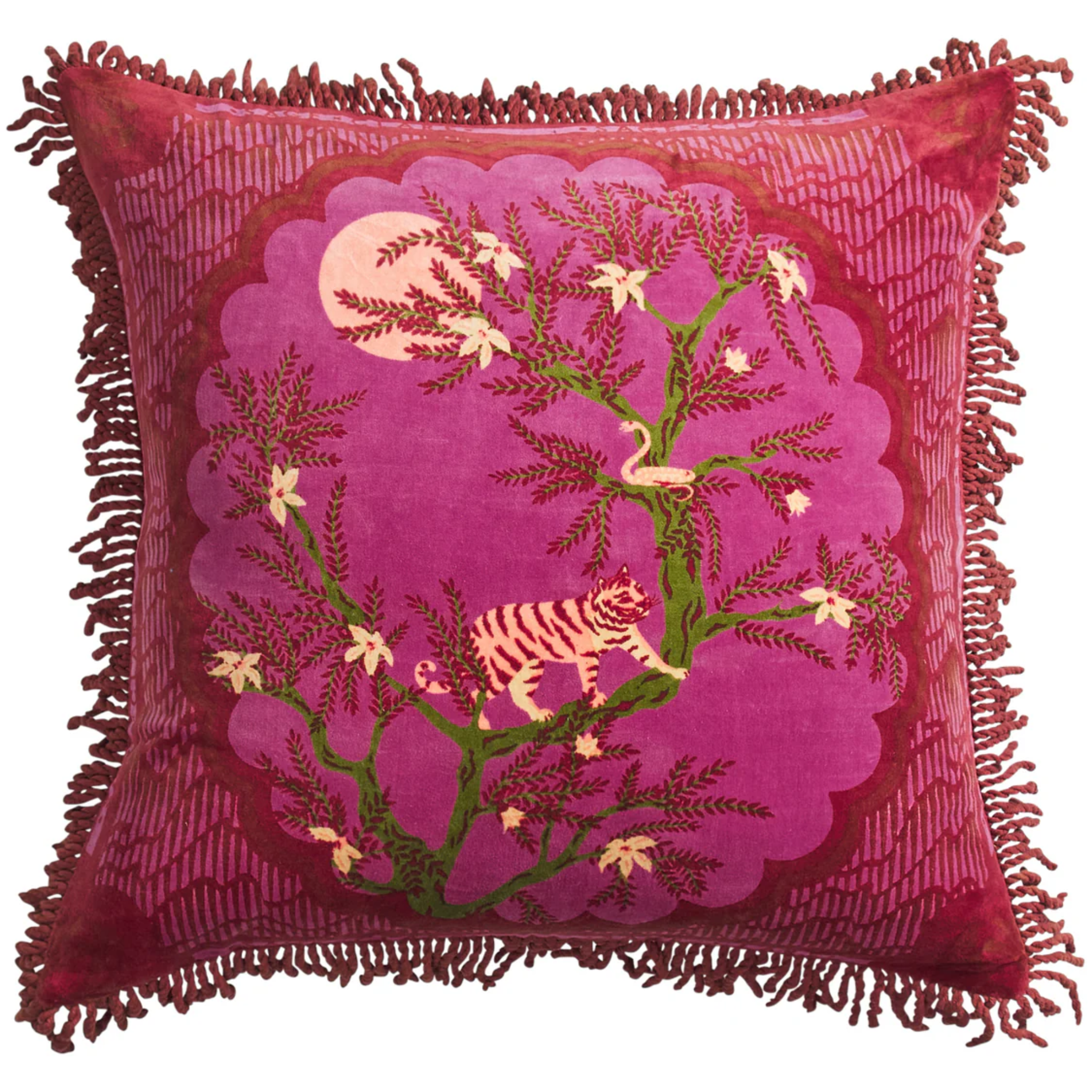 Cushion - Andrea Velvet Pansy– Koru Furniture & Homewares