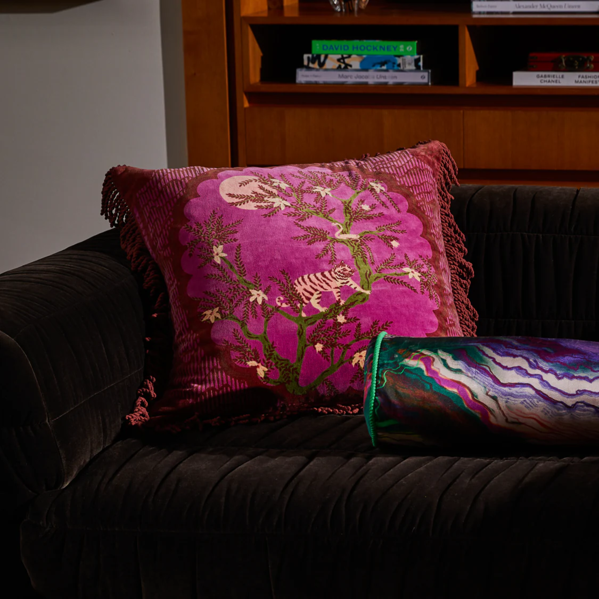Cushion - Andrea Velvet Pansy– Koru Furniture & Homewares