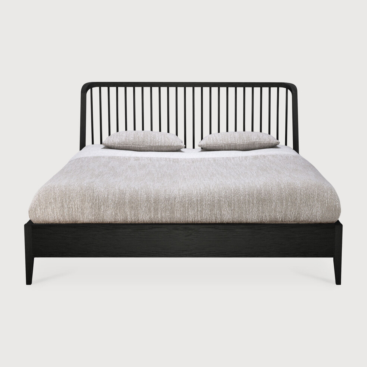 Bed - Spindle Black Oak– Koru Furniture & Homewares